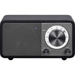 Sangean WR-7 Genuine Mini Tischradio UKW Bluetooth® wiederaufladbar Schwarz