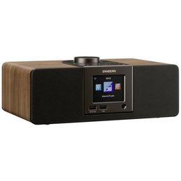 Sangean WFR-32 Internet Tischradio Internet Bluetooth®, AUX, USB, Internetradio Inkl. Fernbedienung Schwarz, Holz