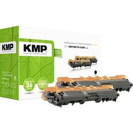 KMP Toner 2er-Pack ersetzt Brother TN-242BK, TN242BK Kompatibel Schwarz 5000 Seiten B-T57D