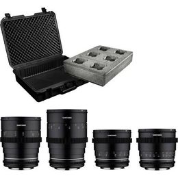 Samyang MF 24/35/50/85 MK2 VDSLR Koffer 23033 Objektiv-Set