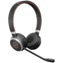 Jabra Evolve 65 Second Edition - UC Telefon On Ear Kopfhörer Bluetooth®, Funk Stereo Schwarz Noise Cancelling, Mikrofon-Rauschunterdrückung Headset,