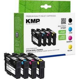 KMP Druckerpatrone ersetzt Epson 502XL, T02W6, T02W1, T02W2, T02W3, T02W4 Kompatibel Kombi-Pack Schwarz, Cyan, Magenta, Gelb E196XV 1646,4005
