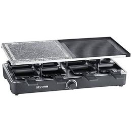 Severin 2376 Raclette 8 Pfännchen Schwarz