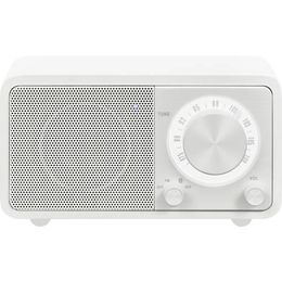 Sangean WR-7 Genuine Mini Tischradio UKW Bluetooth® wiederaufladbar Weiß