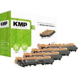 KMP Toner Kombi-Pack ersetzt Brother TN-242BK, TN-246C, TN-246M, TN-246Y Schwarz, Cyan, Magenta, Gelb B-T58V
