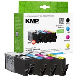 KMP Druckerpatrone ersetzt HP 912XL, 3YP34AE, 3YL84AE, 3YL81AE, 3YL82AE, 3YL83AE Kompatibel Kombi-Pack Schwarz, Cyan, Magenta, Gelb H188XV 1765,0005
