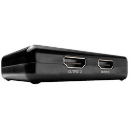 Lindy 38357 2 Port HDMI-Splitter 3840 x 2160 Pixel Schwarz