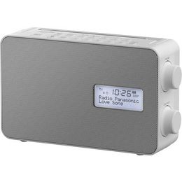 Panasonic RF-D30BTEG-W Küchenradio DAB+, UKW Bluetooth®, AUX Weckfunktion, spritzwassergeschützt Weiß