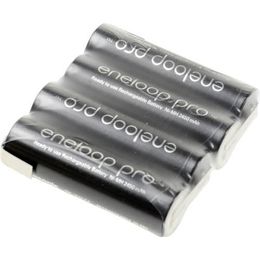 Panasonic eneloop Pro Reihe F1x4 Akkupack 4x Mignon (AA) Z-Lötfahne NiMH 4.8 V 2450 mAh