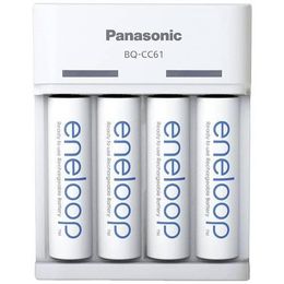 Panasonic BQ-CC61 + eneloop AA Rundzellen-Ladegerät NiMH Micro (AAA), Mignon (AA)
