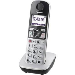 Panasonic KX-TGQ500GS Schnurloses Telefon VoIP Beleuchtetes Display Silber-Schwarz