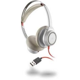 Plantronics Blackwire C7225 binaural USB ANC Telefon On Ear Headset kabelgebunden Stereo Weiß Noise Cancelling Mikrofon-Stummschaltung