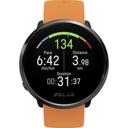 Polar Ignite Pulsuhr mit integriertem Sensor 43 mm M/L Orange