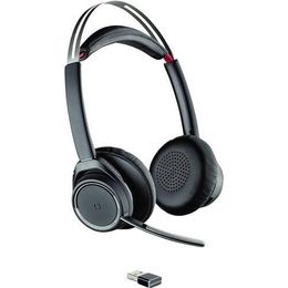 Plantronics UC B825 Telefon On Ear Headset Bluetooth® Stereo Schwarz Noise Cancelling Mikrofon-Stummschaltung