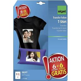 Sigel T1157 T-Shirt-Transferfolie 250 g/m² 12 Blatt