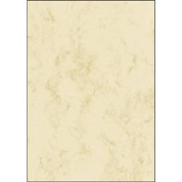 Sigel DP397 Motivpapier Marmor DIN A4 200 g/m² Beige 50 Blatt