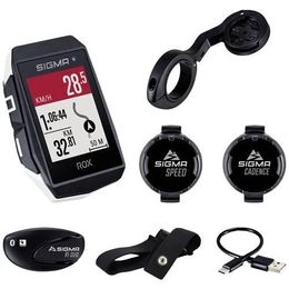 Sigma ROX 11.1 EVO Sensor Set Fahrrad-Navi Fahrrad GPS, GLONASS, spritzwassergeschützt