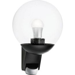 Steinel L 585 S 005535 Außenwandleuchte mit Bewegungsmelder Energiesparlampe, LED E27 60 W Schwarz
