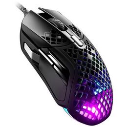 SteelSeries Aerox 5 Gaming-Maus Kabelgebunden, USB Optisch Schwarz 9 Tasten 18000 dpi Beleuchtet