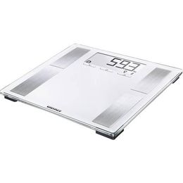 Soehnle Shape Sense Connect 100 Analysewaage Wägebereich (max.)=180 kg Grau, Metall Mit Bluetooth