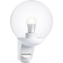 Steinel L 585 S 005917 Außenwandleuchte mit Bewegungsmelder Energiesparlampe, LED E27 60 W Weiß