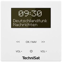 Technisat DIGITRADIO UP 55, weiß Steckdosenradio DAB+, UKW Bluetooth® Inkl. Lautsprecherbox, Weckfunktion Weiß