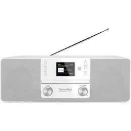 Technisat DIGITRADIO 370 CD IR Tischradio DAB+, DAB, UKW, Internet WLAN, Bluetooth®, CD, USB, Internetradio Inkl. Fernbedienung Weiß