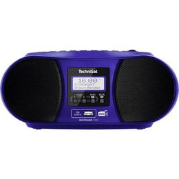 Technisat DIGITRADIO 1990 CD-Radio DAB+, UKW AUX, Bluetooth®, CD, USB Akku-Ladefunktion, Weckfunktion Blau