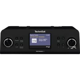 Technisat DIGITRADIO 21 Unterbauradio DAB+, UKW AUX, Bluetooth® Weckfunktion Schwarz