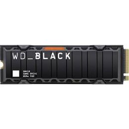 Western Digital WD Black™ SN850 Heatsink 500 GB Interne M.2 PCIe NVMe SSD 2280 M.2 NVMe PCIe 4.0 x4 Retail WDS500G1XHE