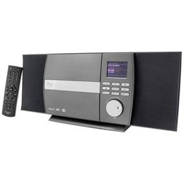 Soundmaster ICD1010AN Internet CD-Radio Internet, DAB+, UKW CD, USB, Bluetooth®, WLAN, Internetradio Inkl. Fernbedienung Anthrazit/Schwarz