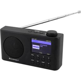 Soundmaster IR6500SW Internet Tischradio Internet, DAB+, UKW Bluetooth®, USB, WLAN, Internetradio wiederaufladbar Schwarz
