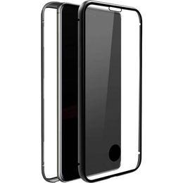 Black Rock 360° Glass Galaxy Case Samsung Galaxy S10 Lite Transparent, Schwarz