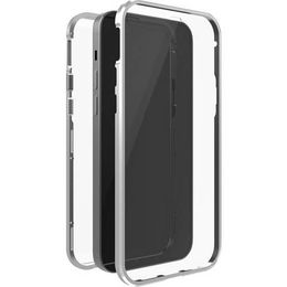 Black Rock 360° Glass Backcover Apple iPhone 12 Pro Max Silber, Transparent