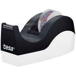 Tesa Easy Cut Orca + Tesafilm kristall-klar 53915-00000-00 Tischabroller Schwarz, Weiß (L x B) 33 m x 19 mm 1 Set
