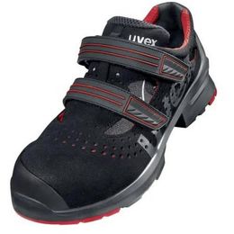 Uvex 1 8536247 ESD Sicherheitssandale S1P Schuhgröße (EU): 47 Rot/Schwarz 1 Paar