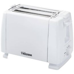 Tristar BR-1009 Toaster mit eingebautem Brötchenaufsatz Weiß