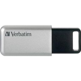 Verbatim Secure Pro USB-Stick 64 GB Silber-Schwarz 98666 USB 3.2 Gen 1 (USB 3.0)