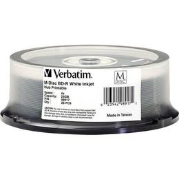 Verbatim 98917 M-DISC Blu-ray Rohling 25 GB 25 St. Spindel Bedruckbar
