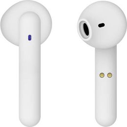 Vivanco Urban Pair In Ear Kopfhörer Bluetooth® Weiß Noise Cancelling Headset, Lautstärkeregelung, Magnetisch, Touch-Steuerung