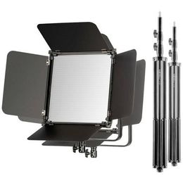 WALIMEX pro LED Niova 100-F Pro 100W Bi Color Set2 LED Videoleuchte Anzahl LEDs=900 Bi-Color