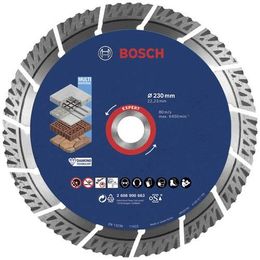 Bosch Accessories 2608900663 EXPERT MultiMaterial Diamanttrennscheibe Durchmesser 230 mm Bohrungs-Ø 22.23 mm Stein, Beton, Ziegel 1 St.