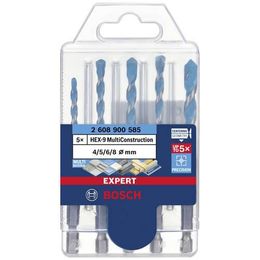 Bosch Accessories EXPERT MultiConstruction HEX-9 2608900585 Mehrzweckbohrer-Set 5teilig 4 mm, 5 mm, 6 mm, 8 mm Sechskantschaft 5 St.