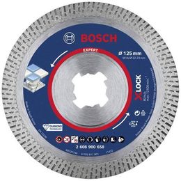Bosch Accessories 2608900658 EXPERT HardCeramic X-LOCK Diamanttrennscheibe Durchmesser 125 mm Bohrungs-Ø 22.23 mm Stein, Beton, Ziegel 1 St.