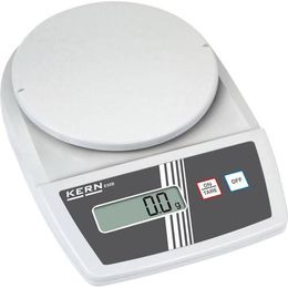 Kern EMB 1200-1 EMB 1200-1 Briefwaage Wägebereich (max.) 1.2 kg Ablesbarkeit 0.1 g batteriebetrieben, netzbetrieben (Optional) Weiß