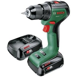 Bosch Home and Garden UniversalDrill 18V-60 06039D7002 Akku-Bohrmaschine, Akku-Schrauber 18 V 2.0 Ah Li-Ion inkl. 2. Akku, inkl. Ladegerät