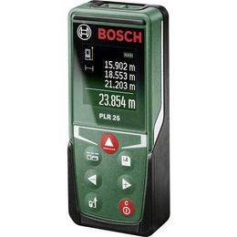Bosch Home and Garden PLR 25 Laser-Entfernungsmesser kalibriert (ISO) Messbereich (max.) (Details) 25 m