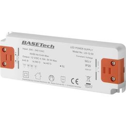 Basetech LD-12-50 LED-Trafo Konstantspannung 50 W 4.16 A Möbelzulassung, Überspannung, Montage auf entflammbaren Oberflächen 1 St.