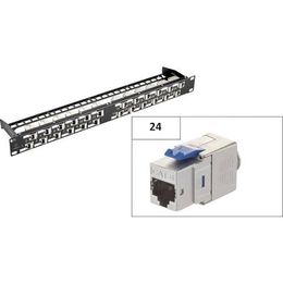 Renkforce KSV8 24 Port Netzwerk-Patchpanel 483 mm (19) CAT 8.1 1 HE