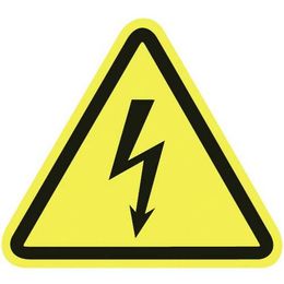 HellermannTyton Warnschild Warnung vor elektrischer Spannung Kunststoff 100 St.